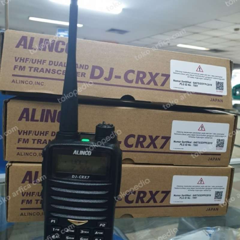 Promo HT Alinco CRX7 - Alinco CRX 7 DualBand Original Garansi Resmi - MULTY COLOUR Diskon 9% di ...