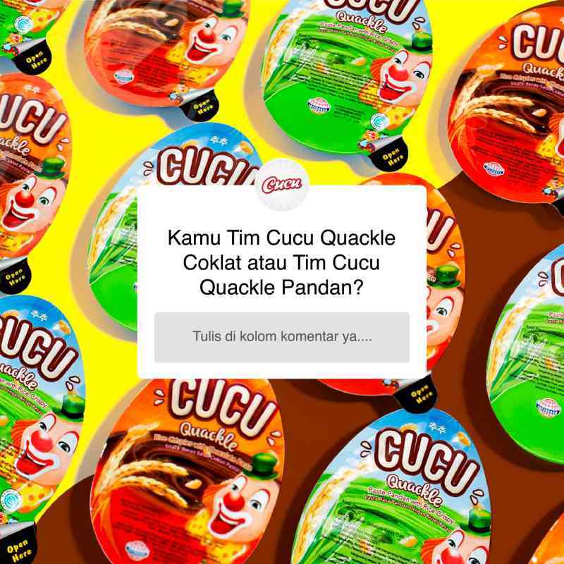 Jual Cokelat Cucu Quackle Rice Crispy With Pandan Paste (1 Box Isi 24 ...