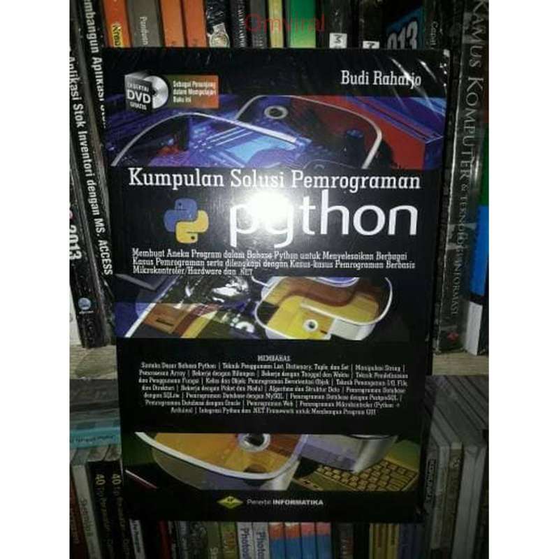 Jual Kumpulan Solusi Pemrograman python Plus DVD Tutorial di Seller ...
