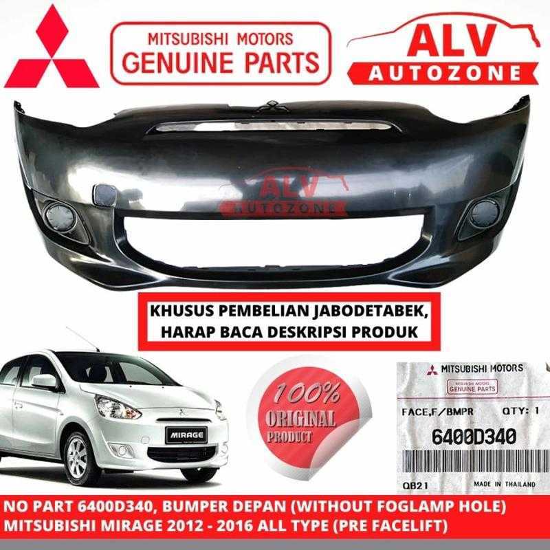 Jual Bumper Depan Original Mitsubishi Mirage Pre Facelift 6400d340 Di ...