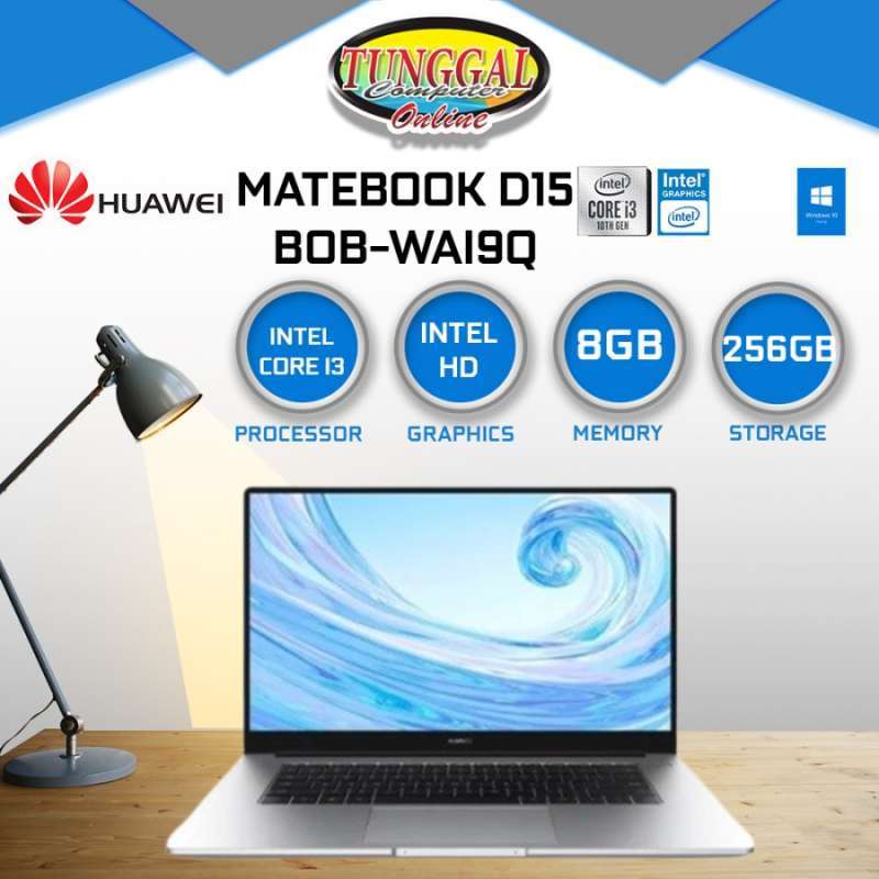Jual Laptop Notebook Huawei Matebook D15 i3 8GB 256SSD WIN10 di Seller ...