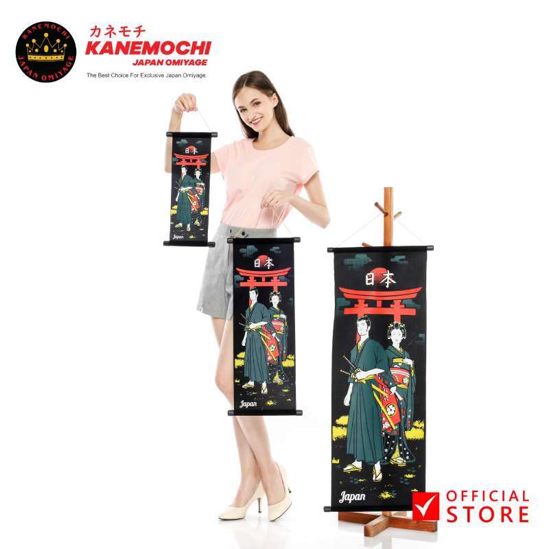Promo Kanemochi Kakejiku 02 KENSHIN dan GEISHA Hiasan Dinding Hanging Scroll Diskon 18% di ...