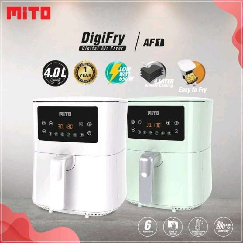 Jual Mito Digital Air fryer Af1/Mito Airfryer Af 1 - Putih di Seller ...