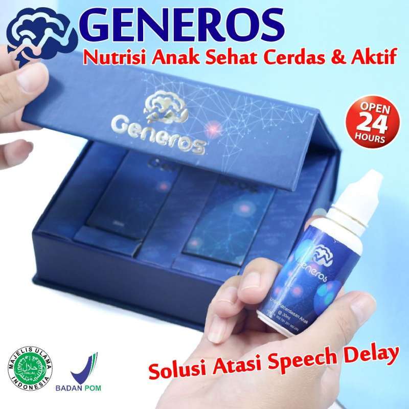 Jual GENEROS NUTRISI OTAK ANAK BANTU ATASI SPEECH DELAY-GENEROS VITAMIN ...