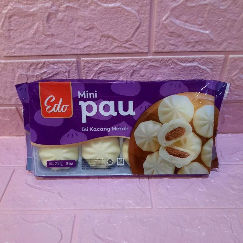 Jual Bakpao Edo Mini Pau Isi Kacang Merah Halal 200 Gr Isi 8 Pcs di ...