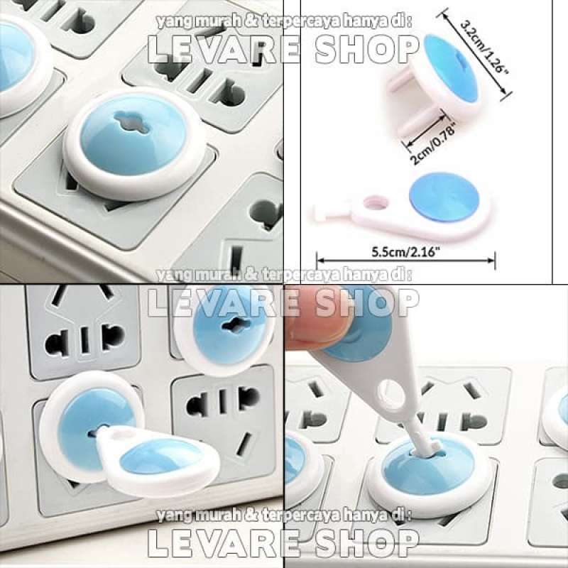 Jual Pengaman Stop Kontak/ Penutup Colokan Listrik Socket Cover Baby ...