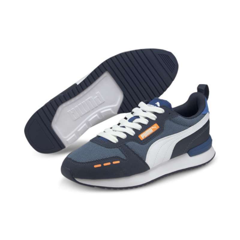Jual PUMA Sepatu Sneakers PUMA R78 China Blue-Puma White-Spellbound ...