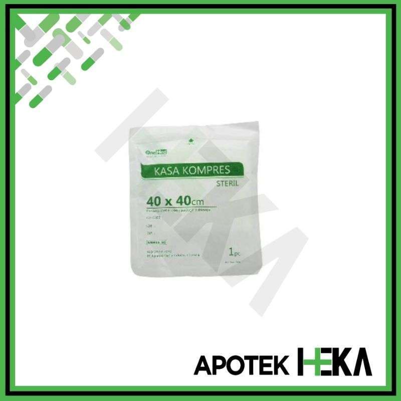 Jual Kasa Kompres Steril 40x40 cm 1 pc Onemed Penutup Luka Perban di ...