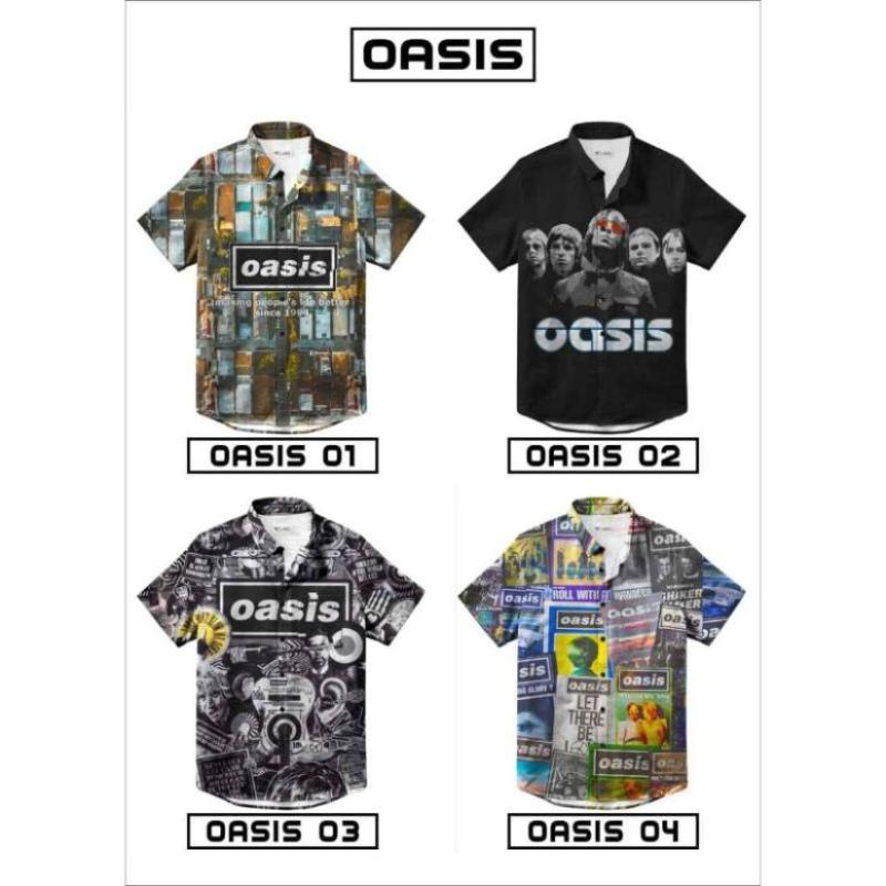Jual OASIS Kemeja Lengan Pendek Fullprint - XXL 02 di Seller VIstula ...