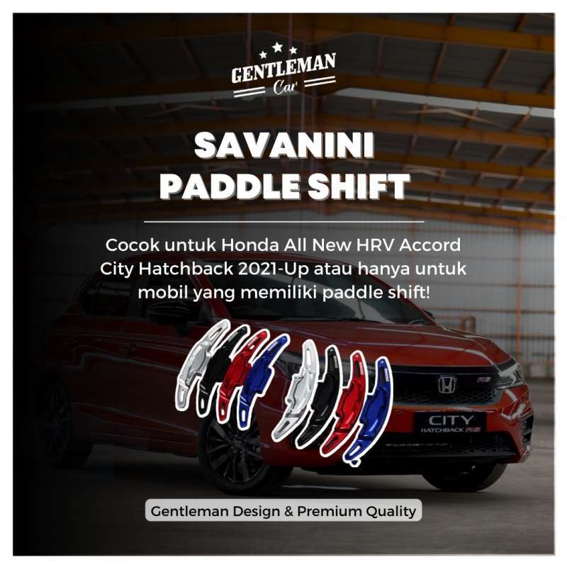 Promo Savanini Paddle Shift Honda All New City Hatchback Hb 2021 & Hrv ...