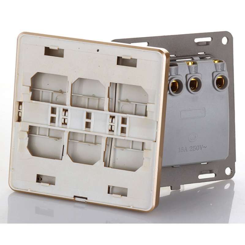 Jual Electrical Switch Minimalis Saklar Lampu Rose Gold Home Interior ...