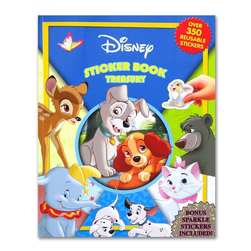Jual Sticker Book Treasury DISNEY CLASSICS with Over 350 Reusable ...