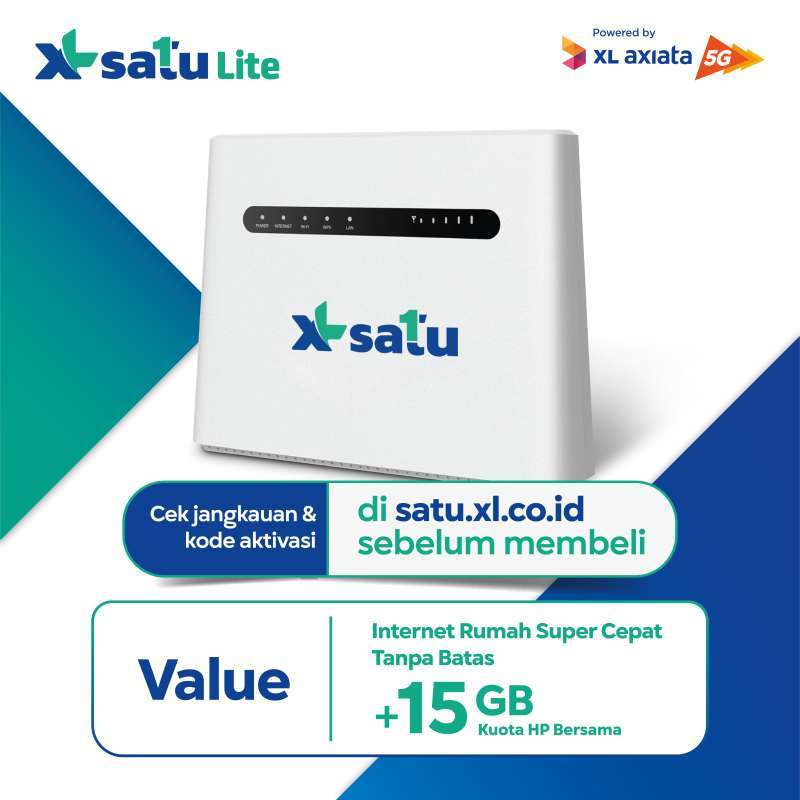 Jual Xl Satu Lite - Internet Rumah Unlimited + Kuota Hp Hingga 100gb ...