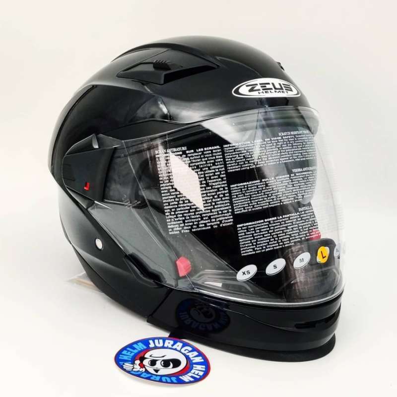 Jual Zeus Zs-611c Black Glossy Di Seller Juragan Helm - Kebon Jeruk-2 ...