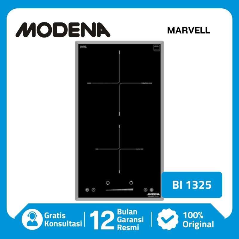 Promo MODENA KOMPOR LISTRIK TANAM INDUKSI 2 TUNGKU BI-1325 / BI 1325 ...