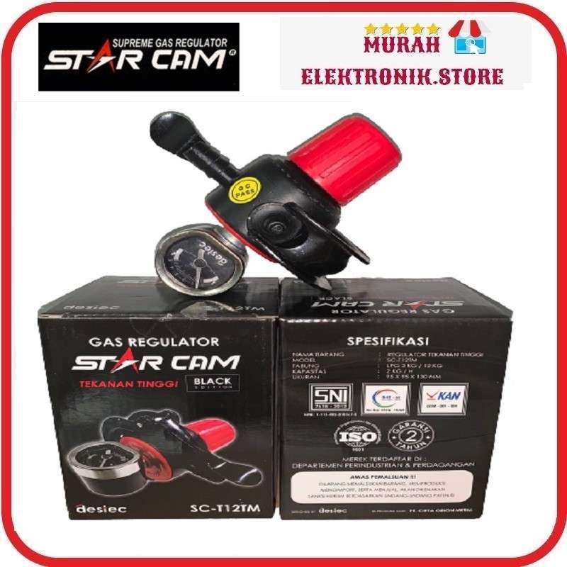 Promo Starcam Sc-t12tm Regulator Gas Tekanan Tinggi Dengan Meteran ...