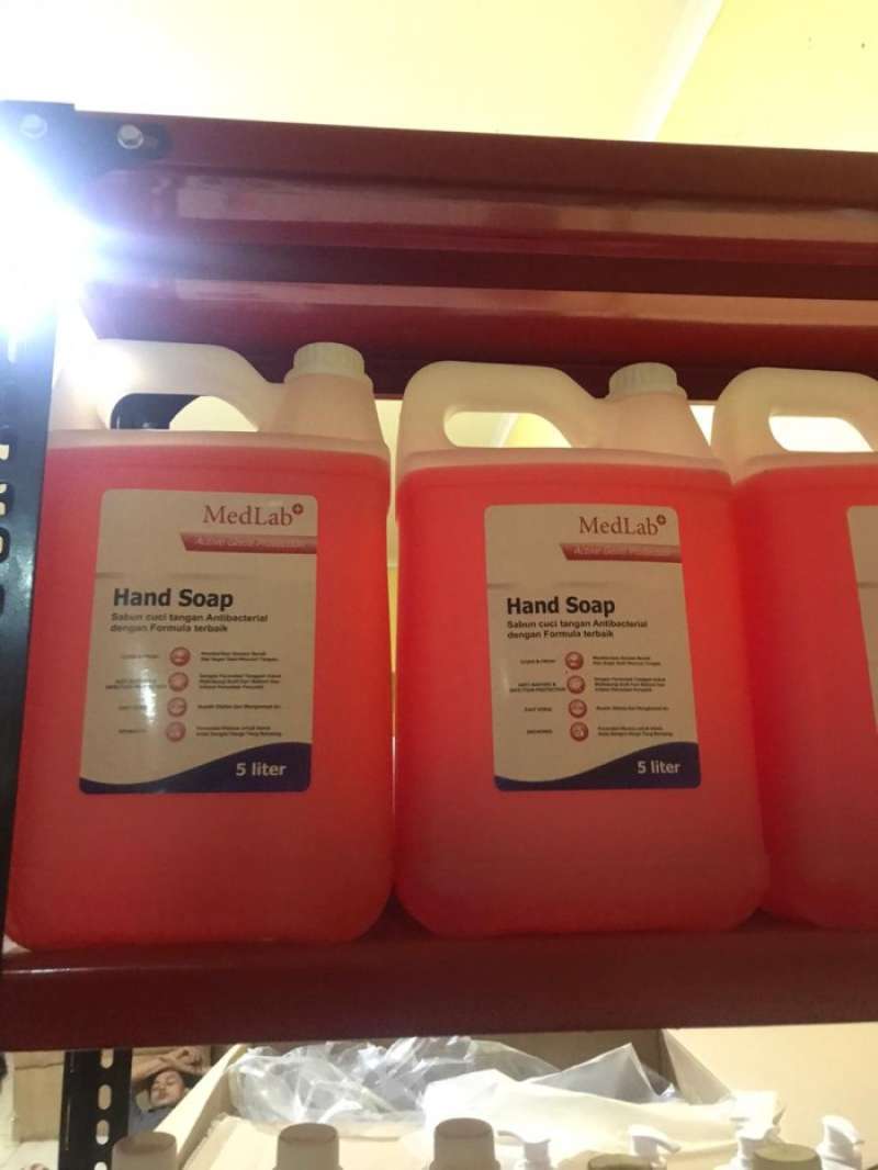 Promo Hand Soap / Sabun Cuci Tangan Antibacterial Medlab 5 Liter Diskon ...