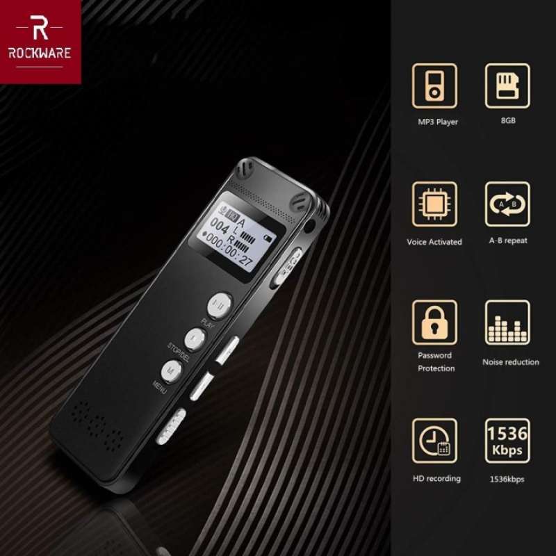 Daftar Harga Voice Recorder Rockware 🔥 Original & Spesifikasi Lengkap ...