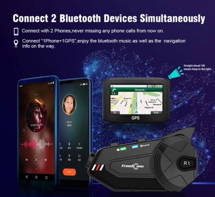 Jual Freedconn R1 PLUS Wifi camera 1080p party call intercom up to 6 ...