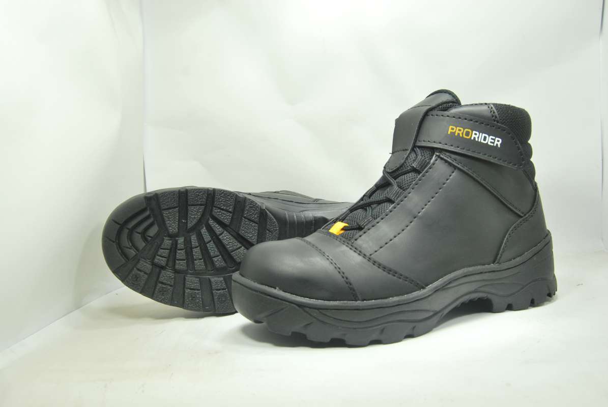 Promo Sepatu safety ujung besi / sepatu rider / sepatu motor harian ...