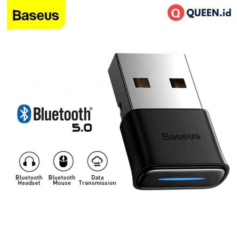 Promo Baseus Usb Wireless Bluetooth Dongle Receiver 5.0 For Laptop Pc ...