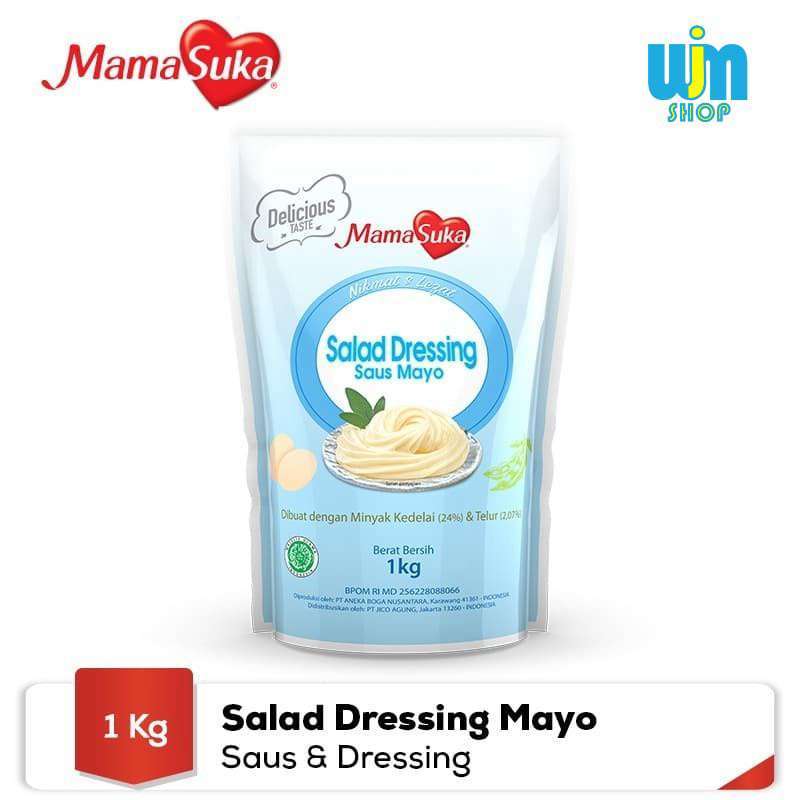 Jual Mayonaise Mamasuka Salad Dressing Saus Mayo 1kg WJM Makassar di ...