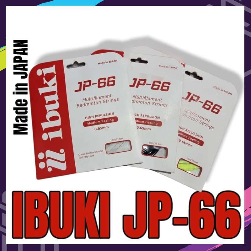 Promo IBUKI JP 66 / JP66 SENAR BADMINTON ORIGINAL (MADE IN JAPAN) - YELLOW Diskon 20% di Seller ...