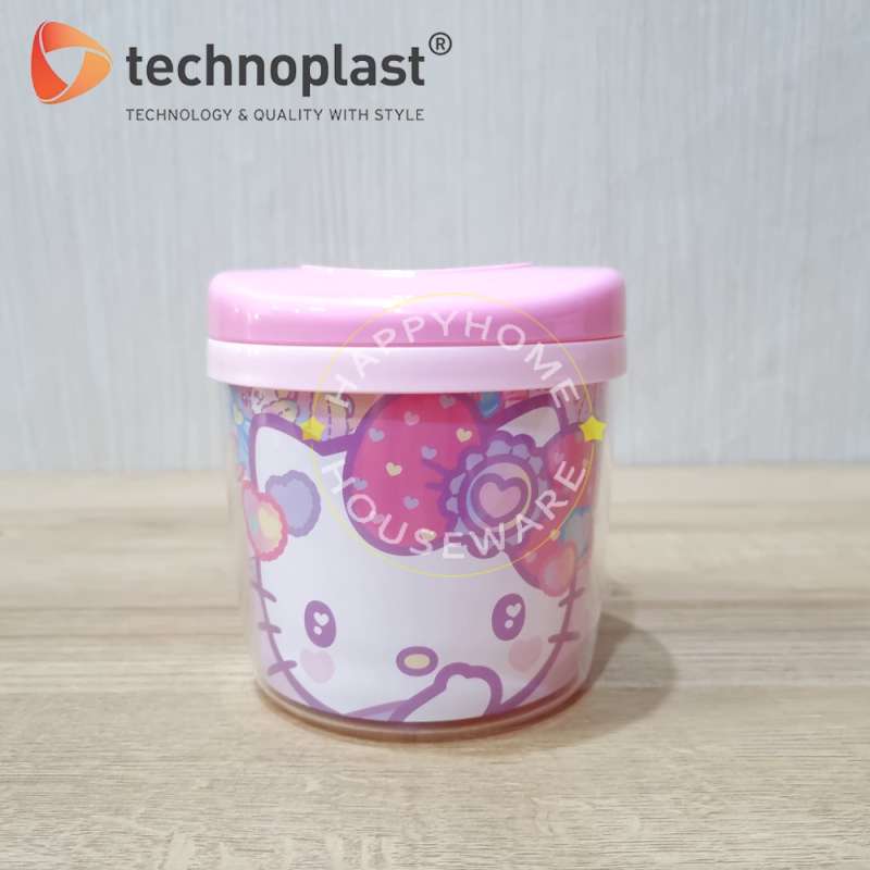 Jual TECHNOPLAST Hello Kitty Round Tissue Box / Tempat Tissue Bulat ...