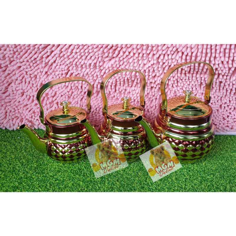 Jual SET3 Teko emas stainless DIAMOND teko arab zam zam TEBAL PREMIUM ...