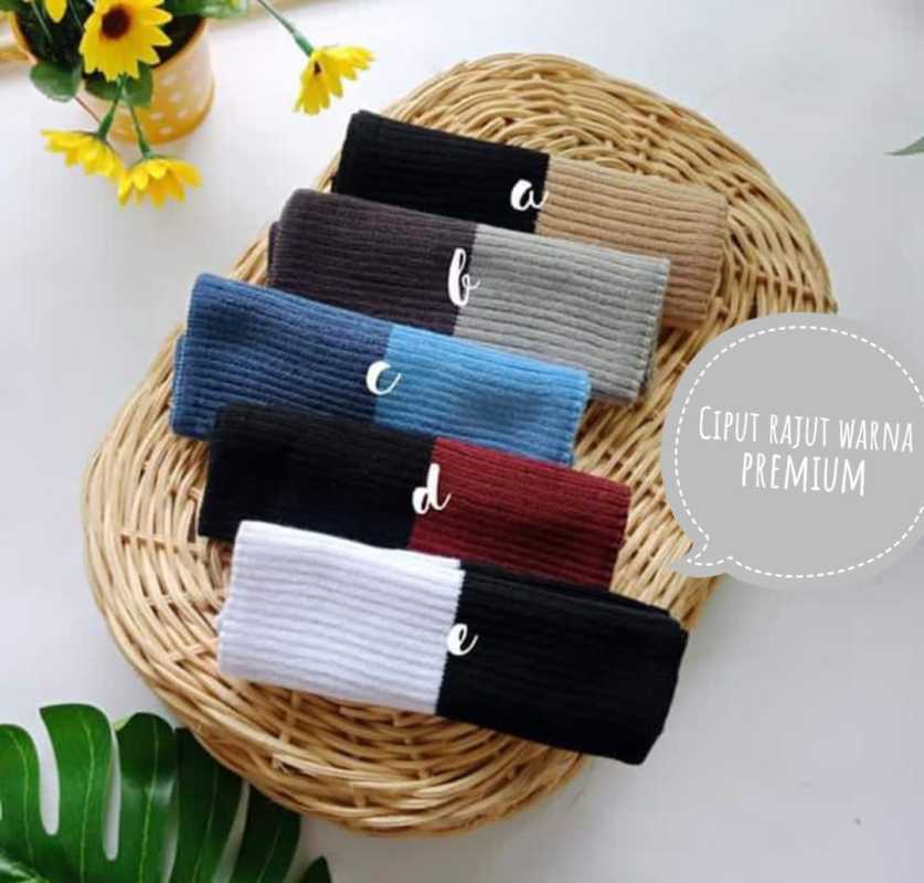 Jual Inner Bandana Hijab Rajut 2 Warna Anti Pusing Trend 2021 / Ciput ...