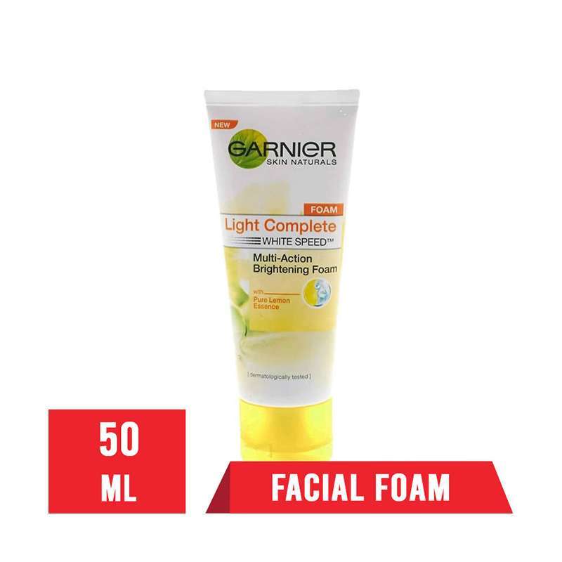Jual Garnier Light Complete with Pure Lemon Essence Facial Foam [50 mL ...