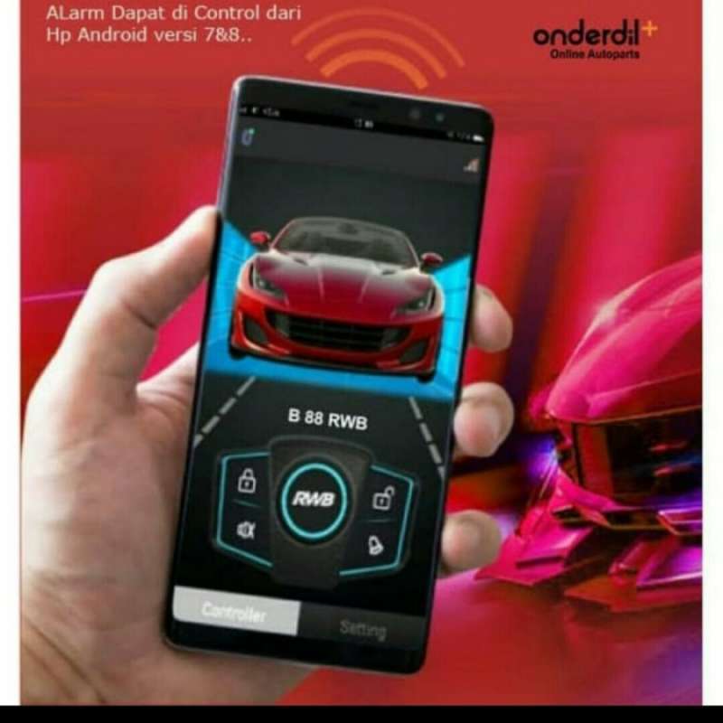 Jual Original Alarm Mobil Rwb Koneksi Hp Android Car System Di Seller ...