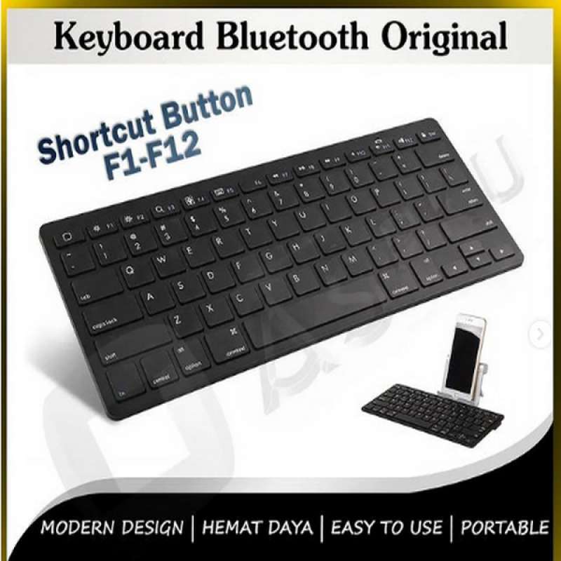 Promo Keyboard Bluetooth Original - Modern Design - Hemat Daya - Easy ...