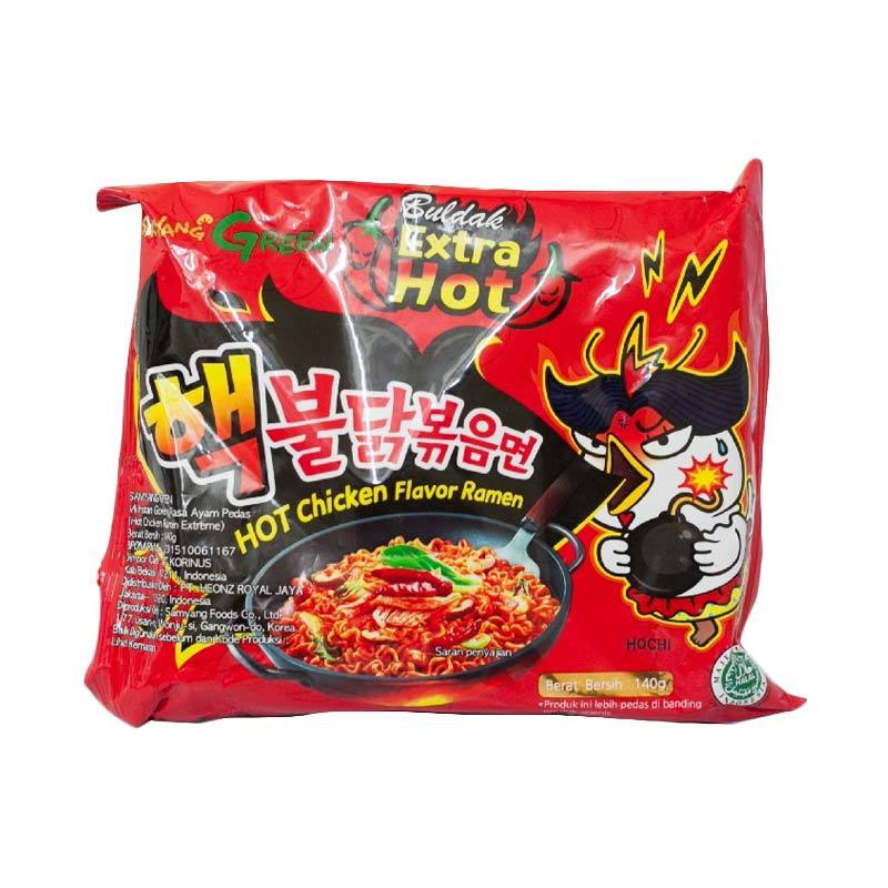 Promo Samyang Buldak Extra Hot Green Mie Instan [140 g] Diskon 25% di ...
