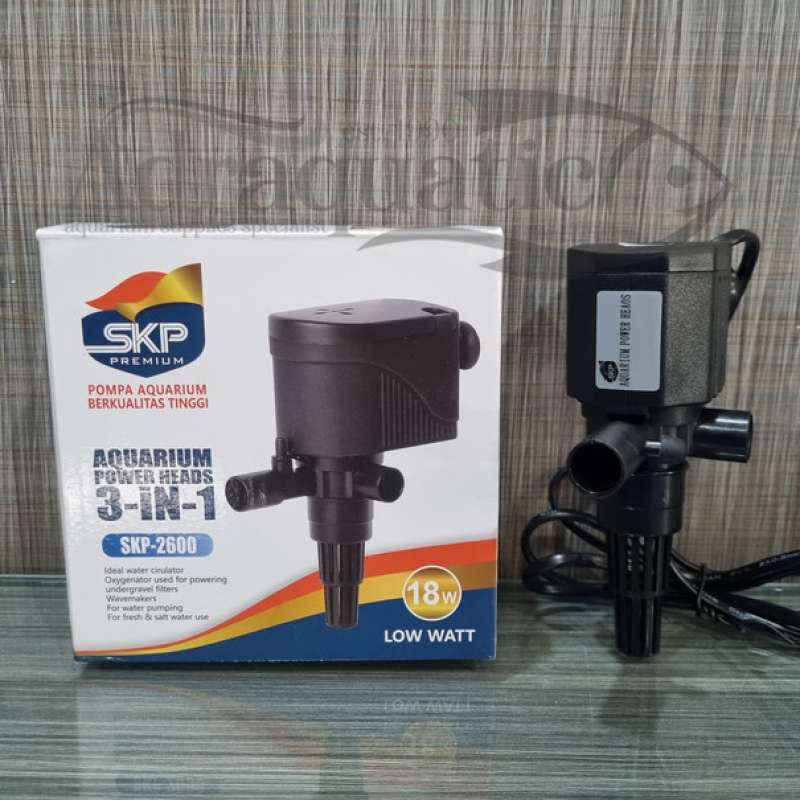 Jual SKP-2600 POWER HEAD SUBMERSIBLE PUMP POMPA AIR CELUP FILTER ...