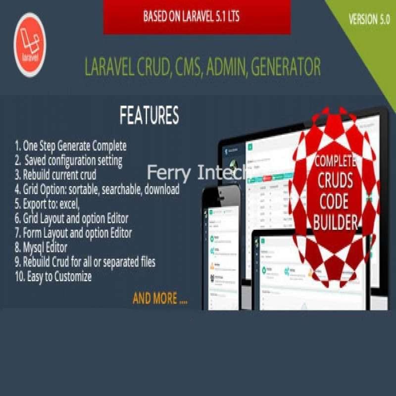 Promo Aplikasi Laravel Crud Cms Sximo 5 Lts Diskon 10 Di Seller Ferry Intech Kota Jakarta