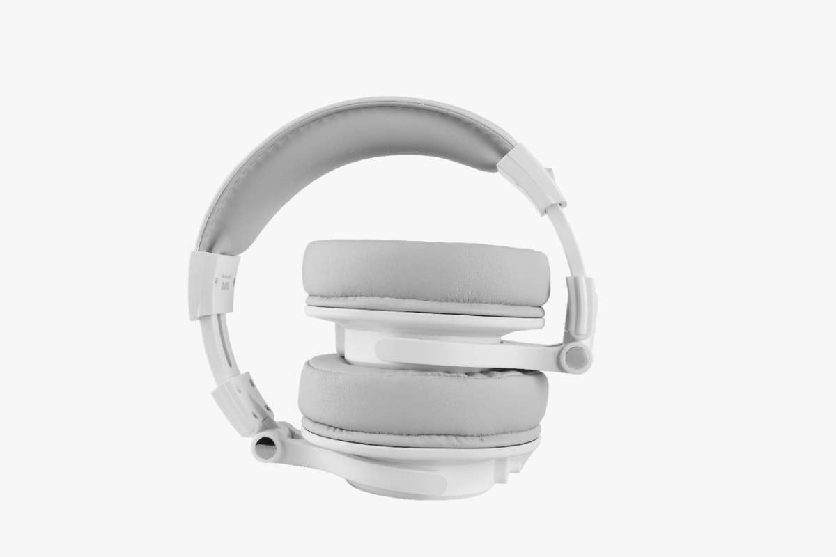 Jual Dbe Dj80 Foldable Dj Headphone With Detachable Microphone - White ...