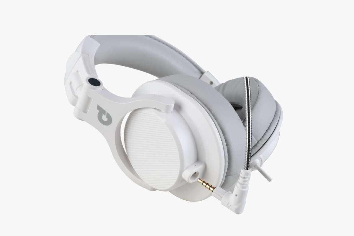 Jual Dbe Dj80 Foldable Dj Headphone With Detachable Microphone - White ...