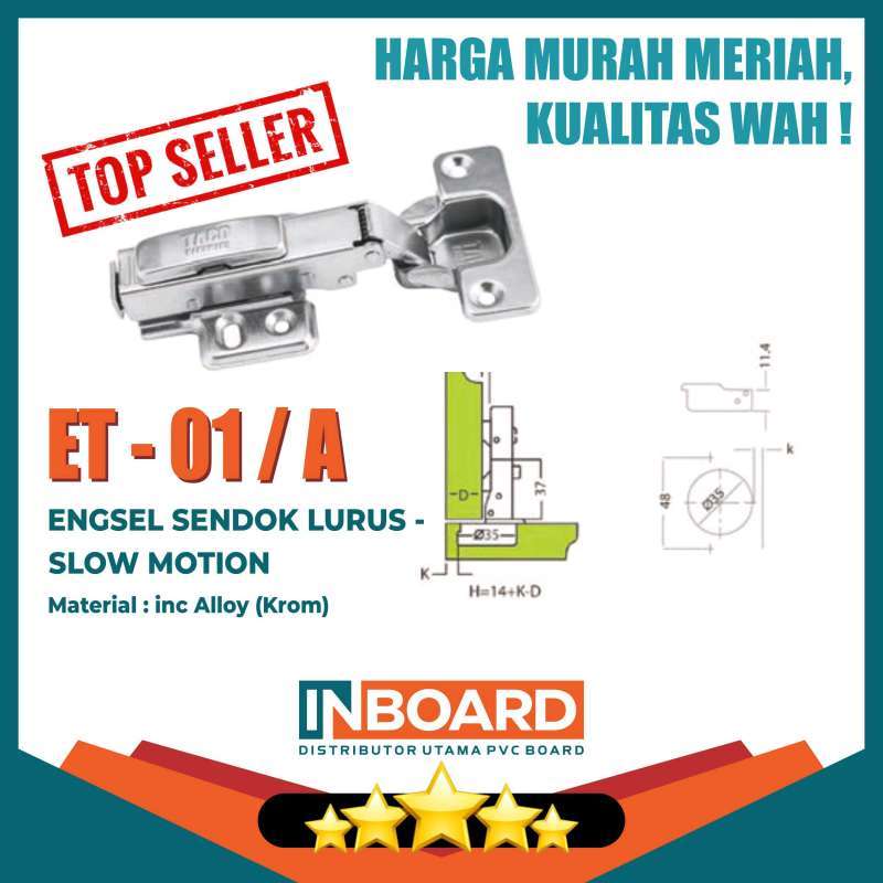 Jual Engsel Sendok LURUS Slow Motion - TACO ET-01/A di Seller PVC ...