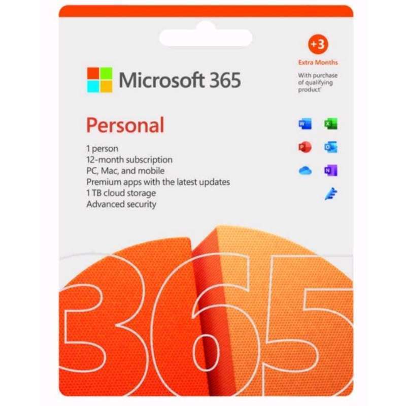 Jual Microsoft Office 365 Personal Posa Card Original Murah - Harga ...