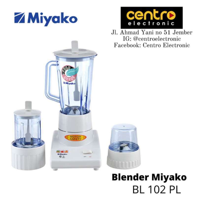 Jual Blender Miyako 3 In 1 Bl 102 Pl Di Seller Centro Electronic ...