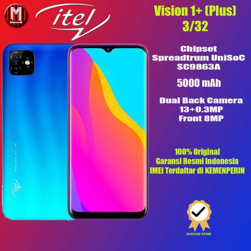 Jual Itel Vision3 Plus Spesifikasi Original, Murah & Diskon Harga Juni 2024 | Blibli