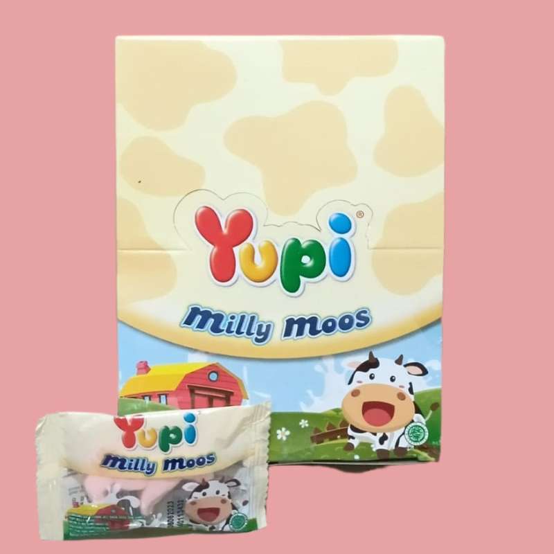 Jual Yupi Milly Moos Permen Jelly [24 pcs/box] di Seller Adhins Smart ...