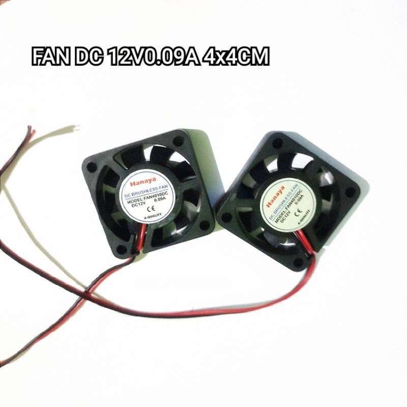 Jual FAN DC 4x4 12v // KIPAS DC UKURAN 4x4 12v HANAYA di Seller VILEA72 ...