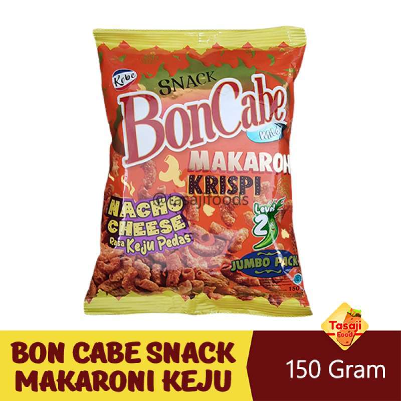 Jual KOBE Bon Cabe Snack Makaroni KEJU Level 2 150 Gram di Seller ...