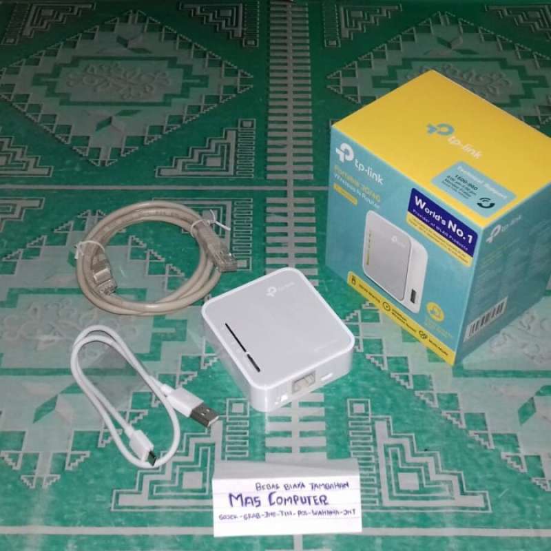 Jual ORIGINAL Router TP Link TL MR 3020 Portable Wireless Router Modem ...