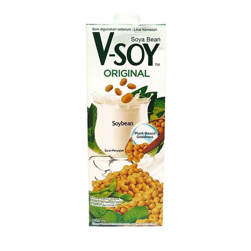 Promo V-soy Soya Bean Milk Original [1000 Ml] Diskon 8% Di Seller ...