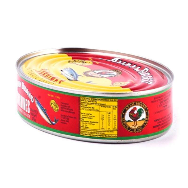 Promo AYAM BRAND Sardines Tomato Sauce 400g - Ikan Sarden Saus Tomat ...