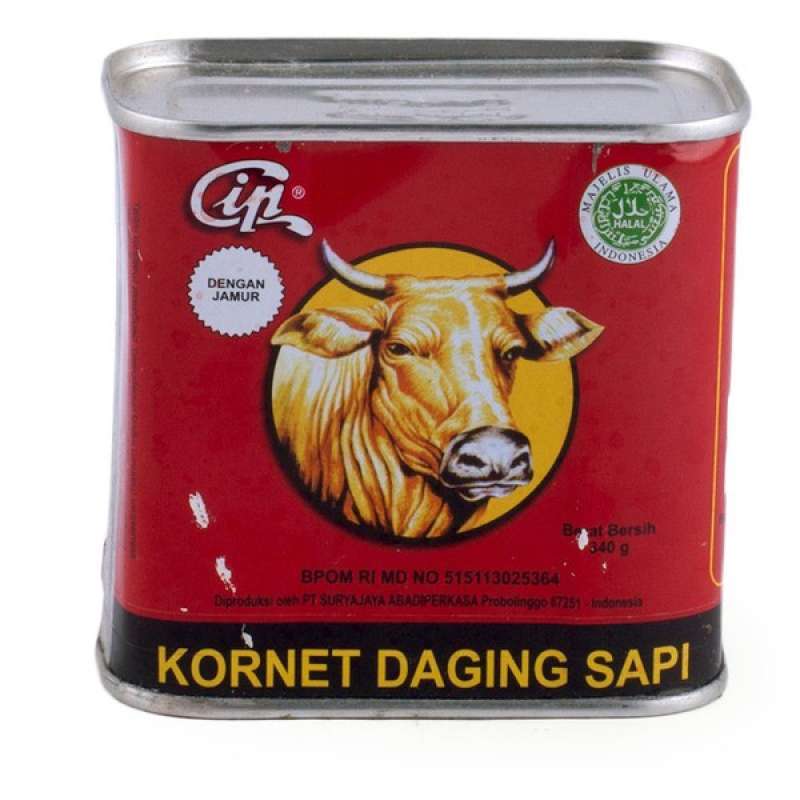 Jual CIP Corned Beef Mushroom 340g - Kornet Daging Sapi Jamur Kaleng ...