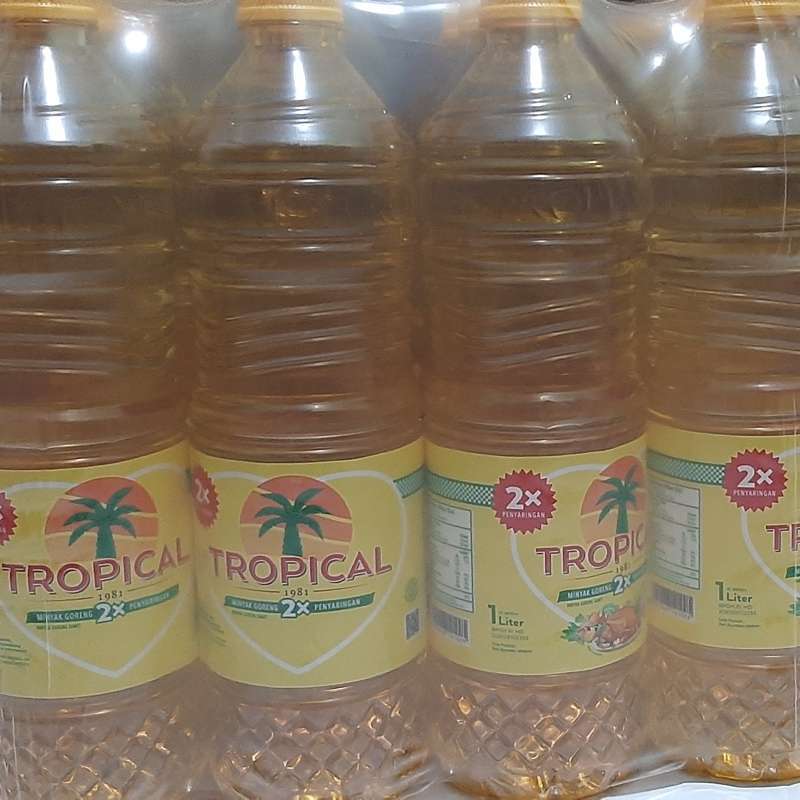 Jual Tropical Botol Minyak Goreng 1L (1000ml x 12pcs) di Seller Solusi ...